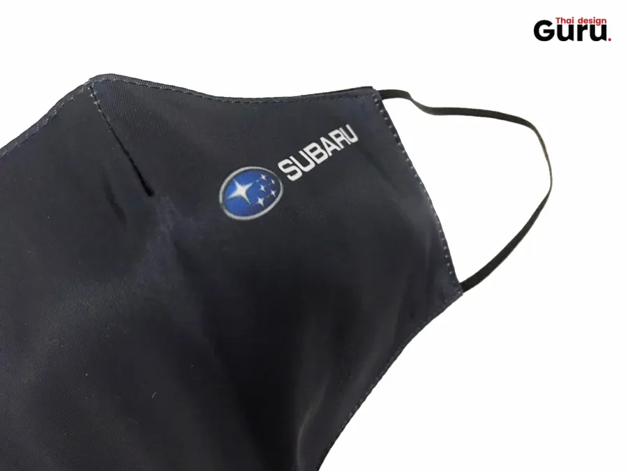 รับหน้ากาก 3 ชั้น ให้กับ SUBARU สีน้ำเงิน