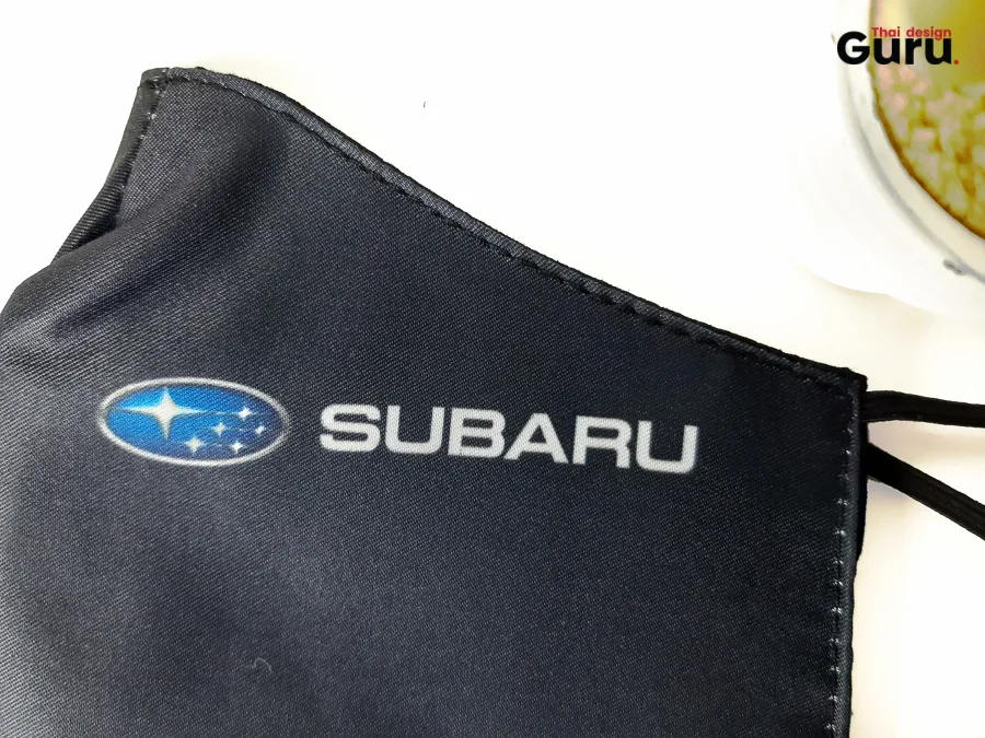 รับหน้ากาก 3 ชั้น ให้กับ SUBARU สีน้ำเงิน