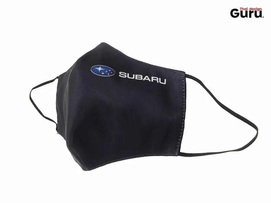 รับหน้ากาก 3 ชั้น ให้กับ SUBARU สีน้ำเงิน