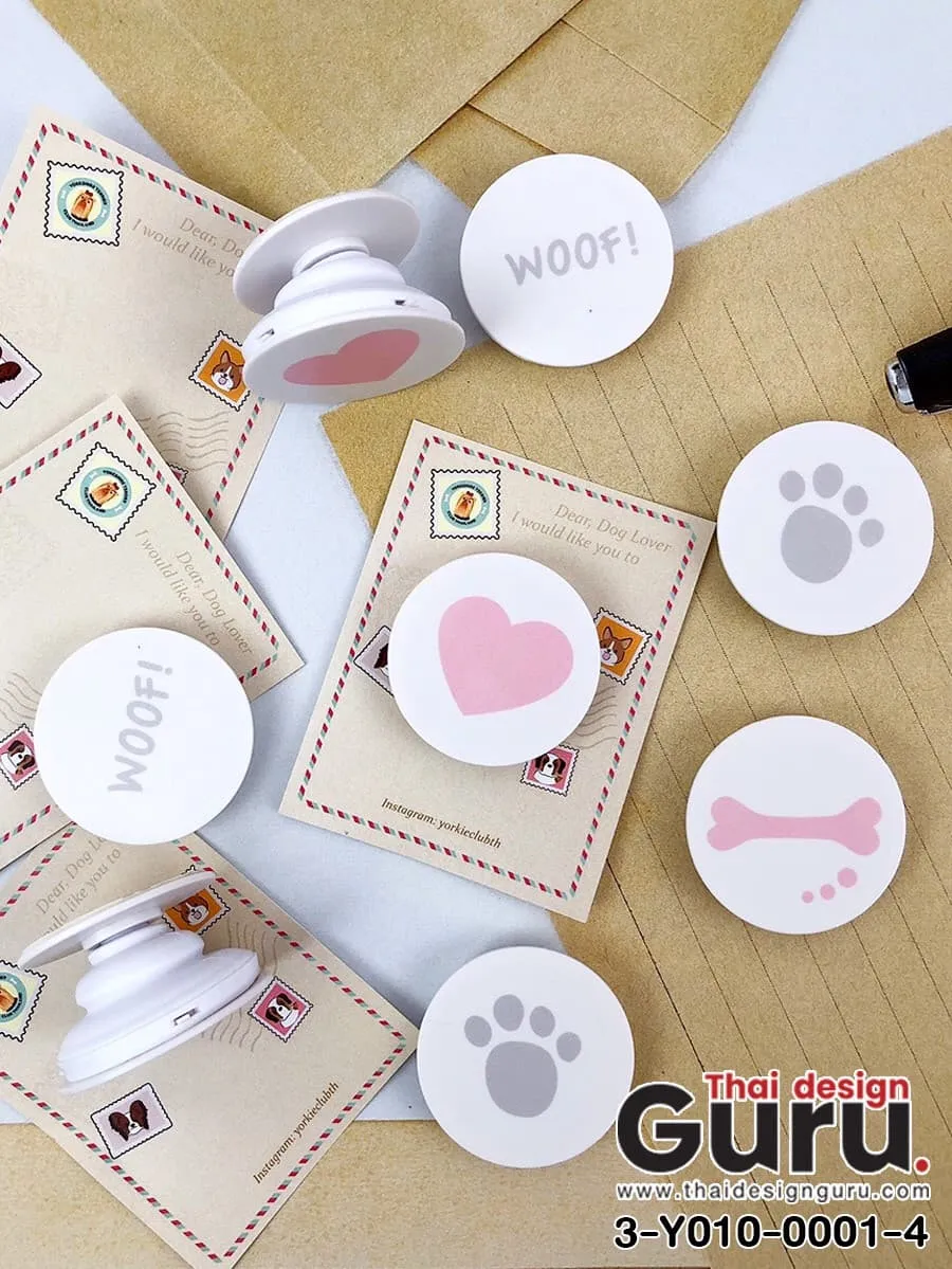 ผลิตที่ติดหลังมือถือ griptok ที่ระลึกลายน้องหมาคละแบบ dog lover