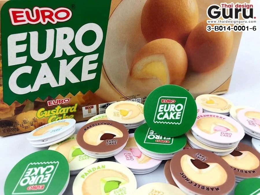 ผลิตกริ๊บต๊อคติดมือถือน่ารัก ๆ พิมพ์แบรนด์ Eurocake