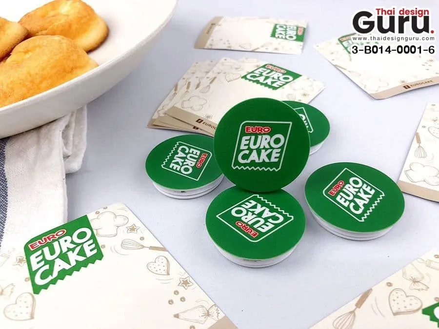 ผลิตกริ๊บต๊อคติดมือถือน่ารัก ๆ พิมพ์แบรนด์ Eurocake