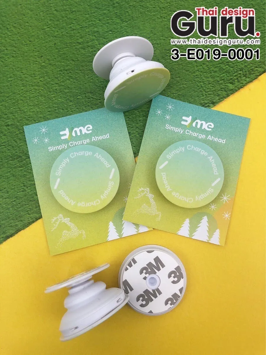 สั่งผลิตที่ติดหลังโทรศัพท์ GRIPTOK แบบกลมพิมพ์ไล่สี แบรนด์ evme