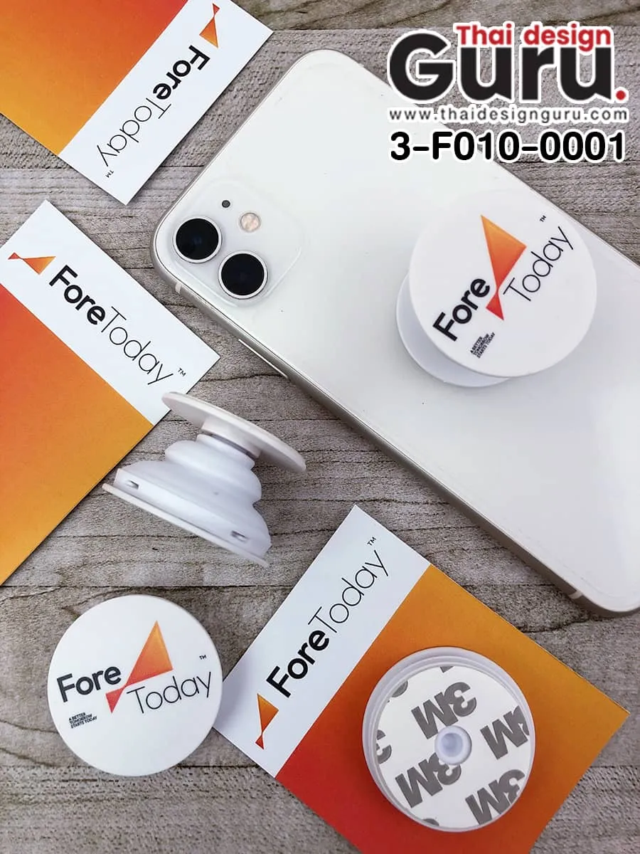 รับผลิต Griptok ที่ติดหลังโทรศัพท์มือถือ พร้อมพิมพ์ลายแบรนด์ Fore Today