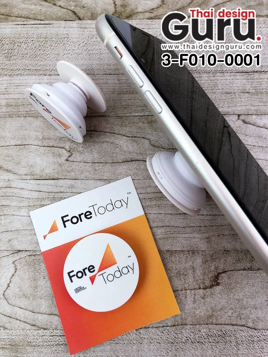 รับผลิต Griptok ที่ติดหลังโทรศัพท์มือถือ พร้อมพิมพ์ลายแบรนด์ Fore Today
