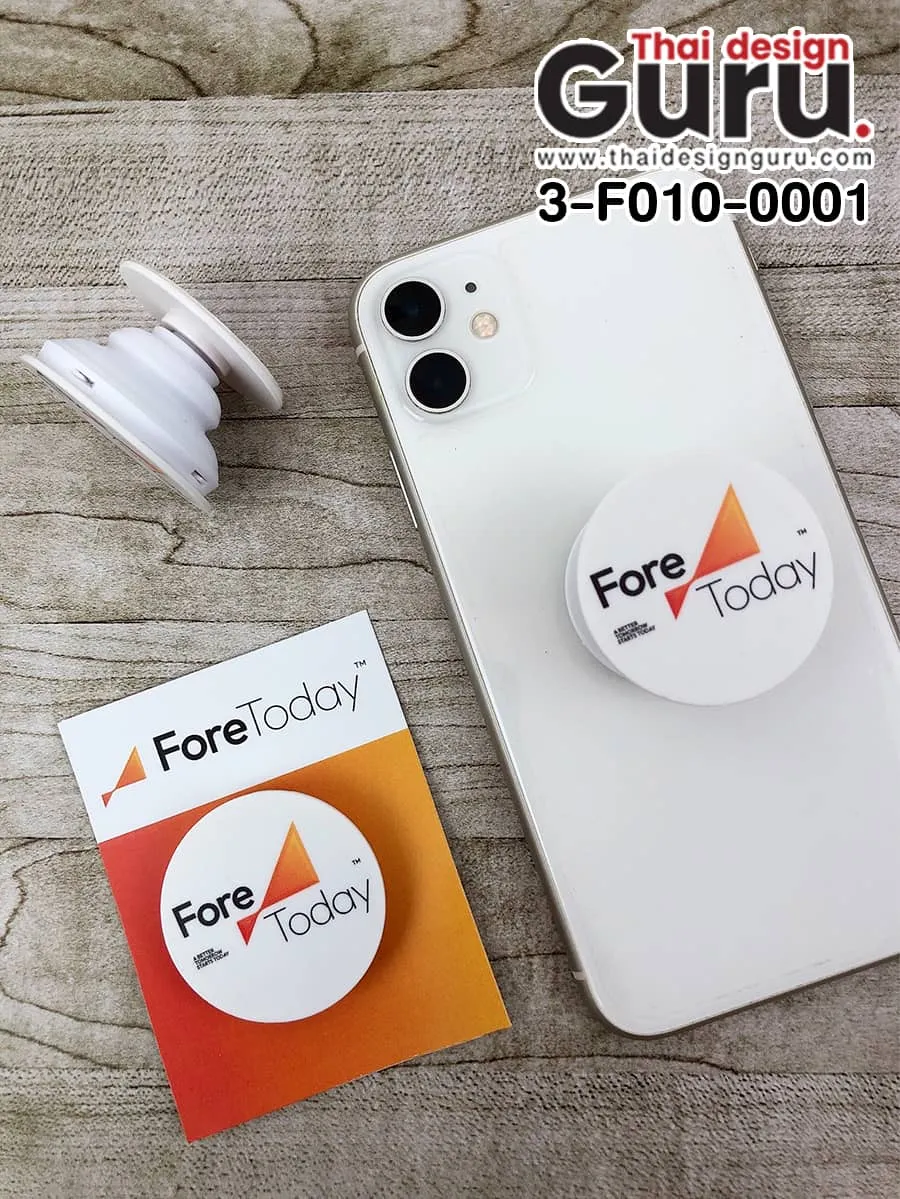 รับผลิต Griptok ที่ติดหลังโทรศัพท์มือถือ พร้อมพิมพ์ลายแบรนด์ Fore Today