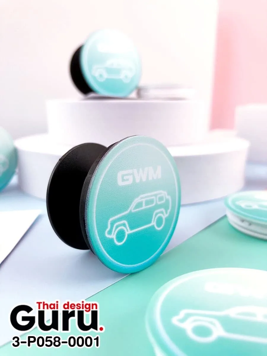 รับทำของแจกเปิดตัวสินค้า Griptok ติดหลังมือถือ งาน GWM