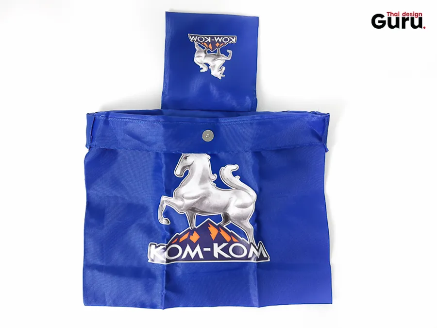 รับผลิต ถุงผ้าพับได้ ให้กับมีด KOM-KOM