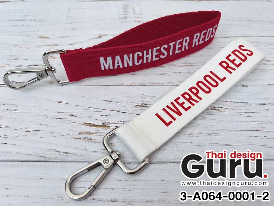 ผลิตพวงกุญแจสายสปันสกรีน Liverpool Reds และ Manchester Reds