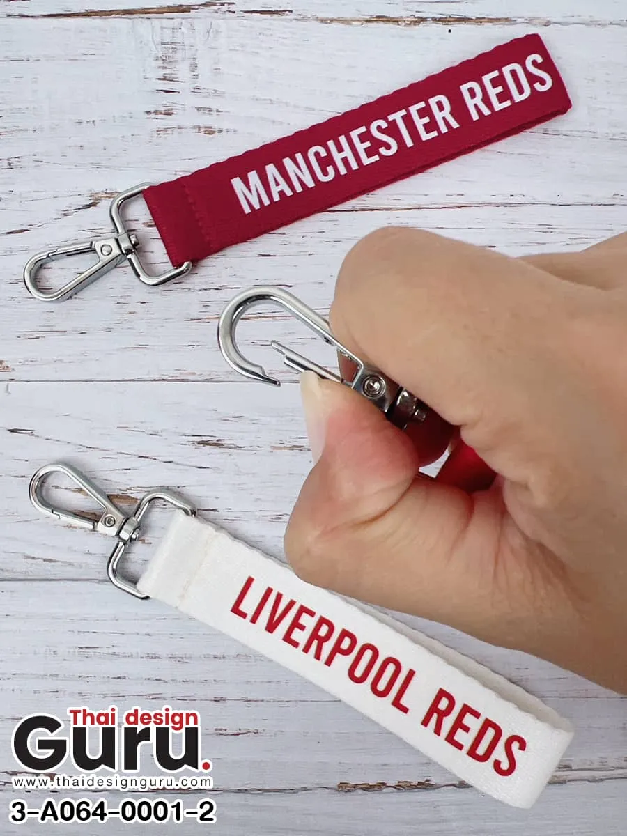 ผลิตพวงกุญแจสายสปันสกรีน Liverpool Reds และ Manchester Reds