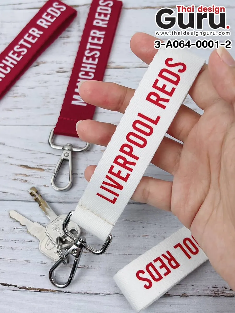 ผลิตพวงกุญแจสายสปันสกรีน Liverpool Reds และ Manchester Reds