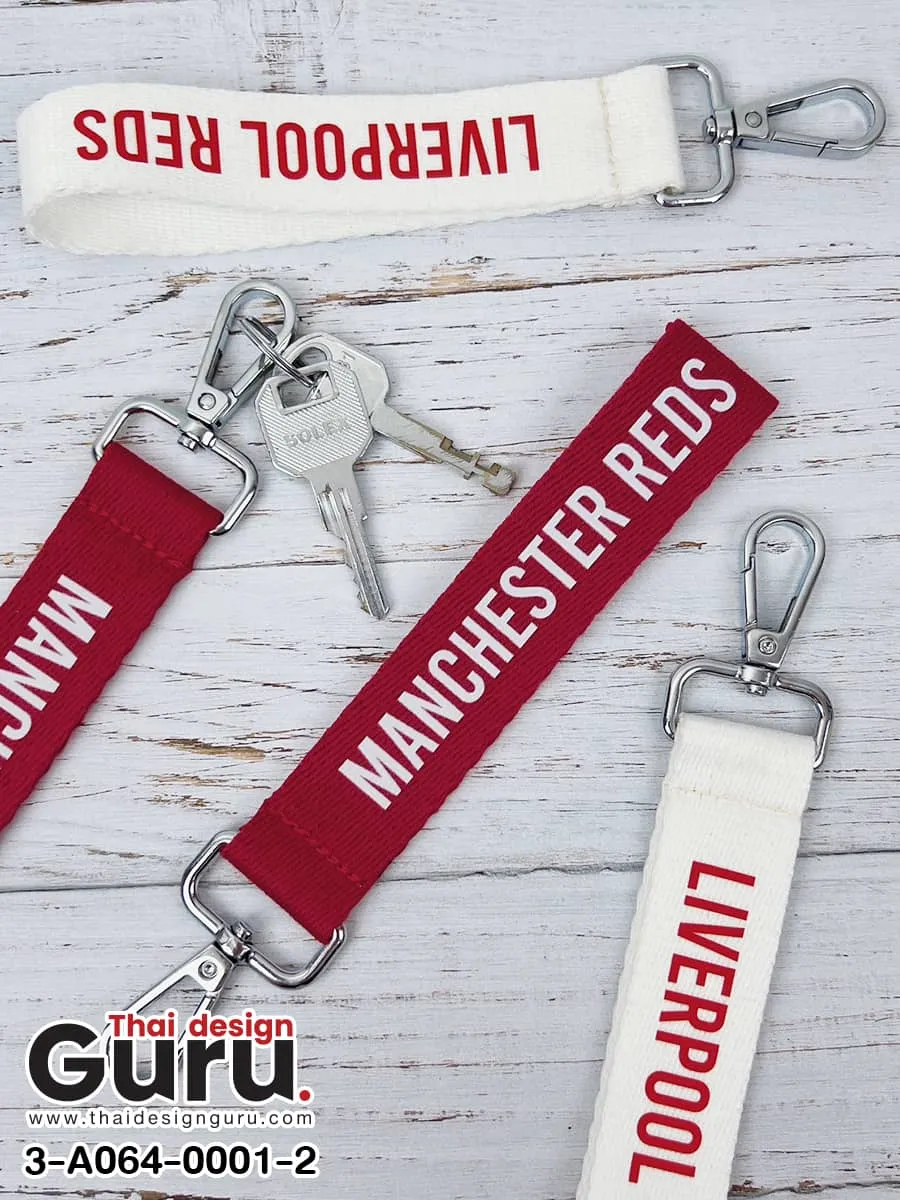 ผลิตพวงกุญแจสายสปันสกรีน Liverpool Reds และ Manchester Reds