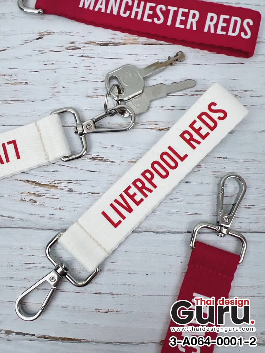 ผลิตพวงกุญแจสายสปันสกรีน Liverpool Reds และ Manchester Reds