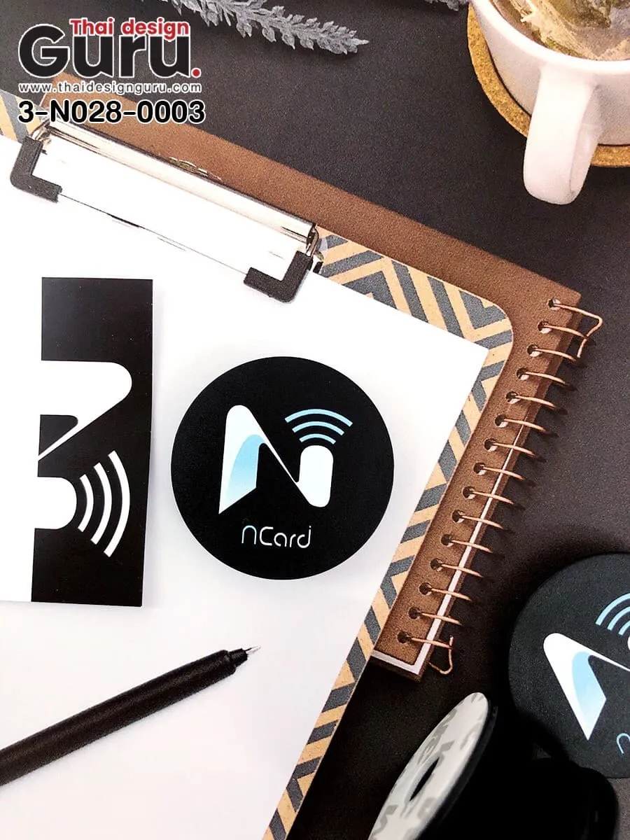 สั่งทำGriptok แบบกลมที่พยุงมือถือ ของแจกโปรโมทธุรกิจ Ncard