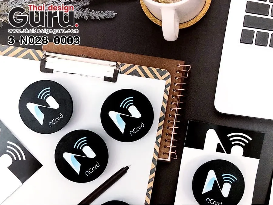 สั่งทำGriptok แบบกลมที่พยุงมือถือ ของแจกโปรโมทธุรกิจ Ncard