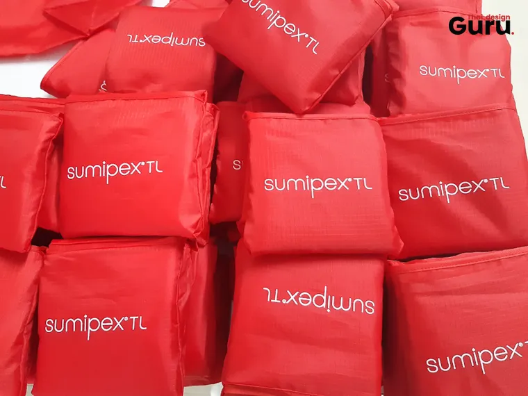รับทำ ถุงผ้า พับเก็บได้ ให้กับ SUMIPEX TL