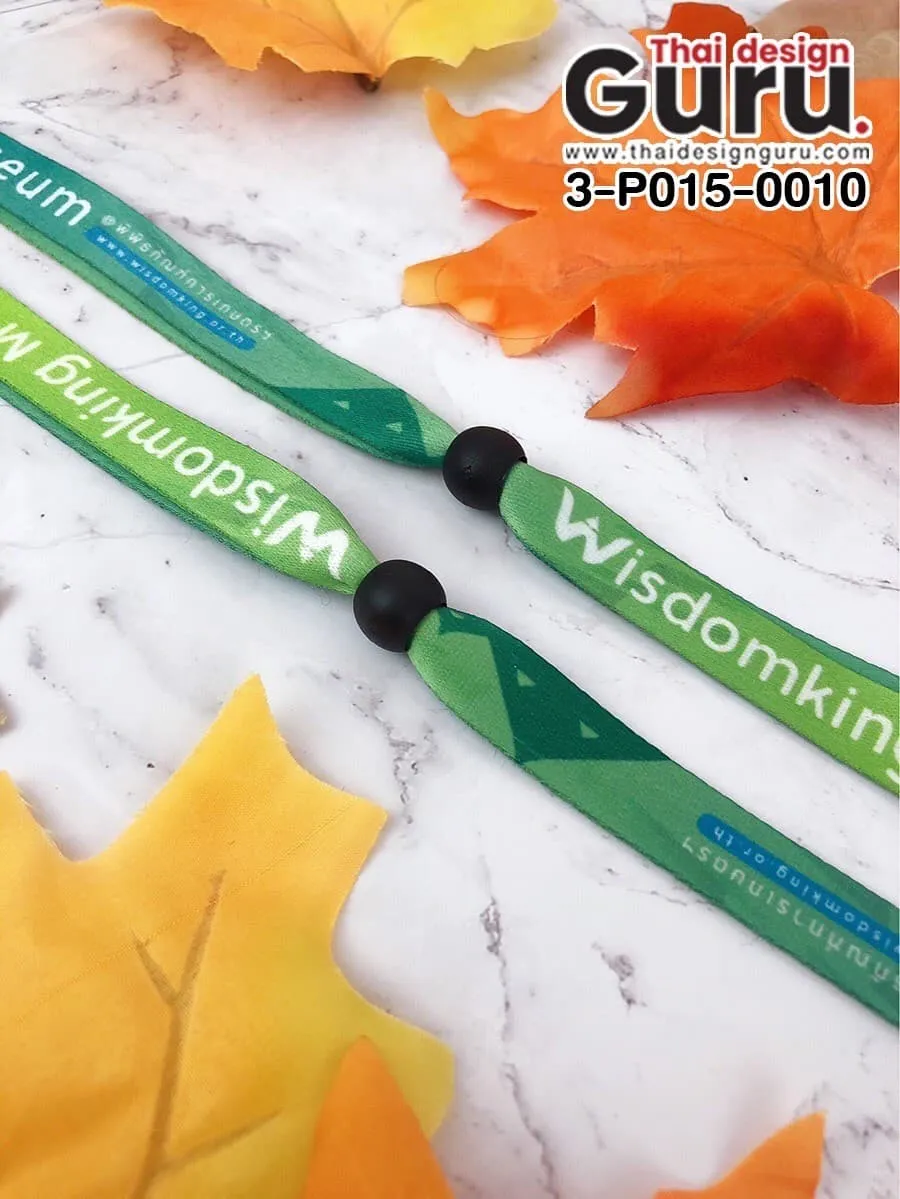 รับผลิตสายคล้องคอห้อยบัตรสายแฟชั่น พิมพ์ลายเต็มลาย ของ wisdomking